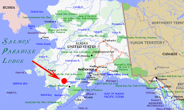mapbig | Ekwok Alaska